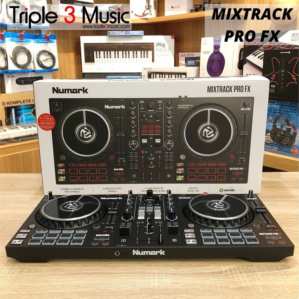 Jual Numark Mixtrack Pro FX DJ Controller Alat DJ penerus MIXTRACK PRO 3 | Shopee Indonesia