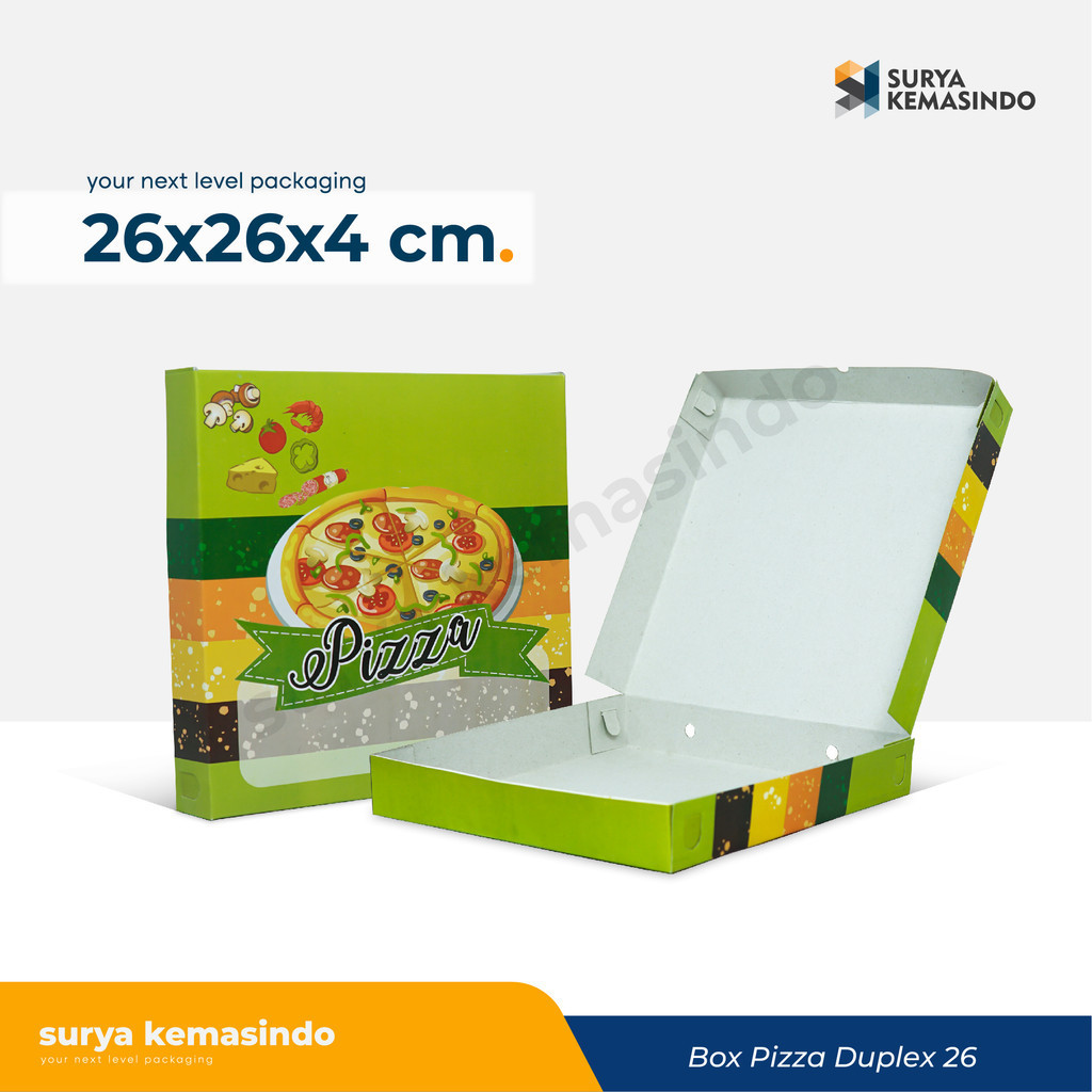 Jual Kardus Pizza 26 Duplex Full Colour Kardus/Box | Shopee Indonesia