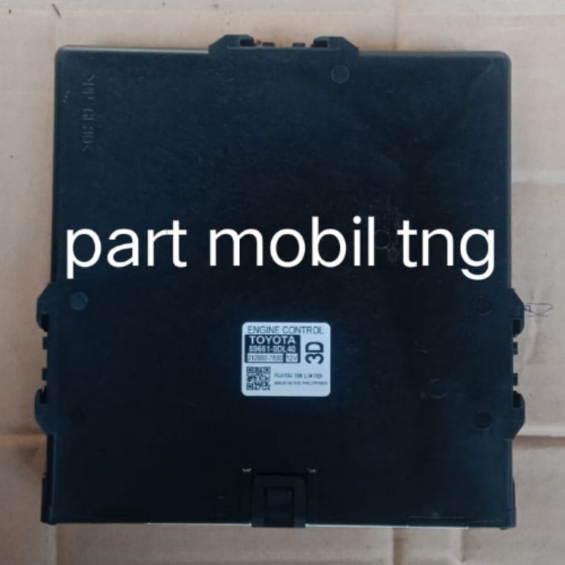 Jual Ecu Komputer Computer Yaris Vios Matic 89661--0DL40 2013-2017 ...