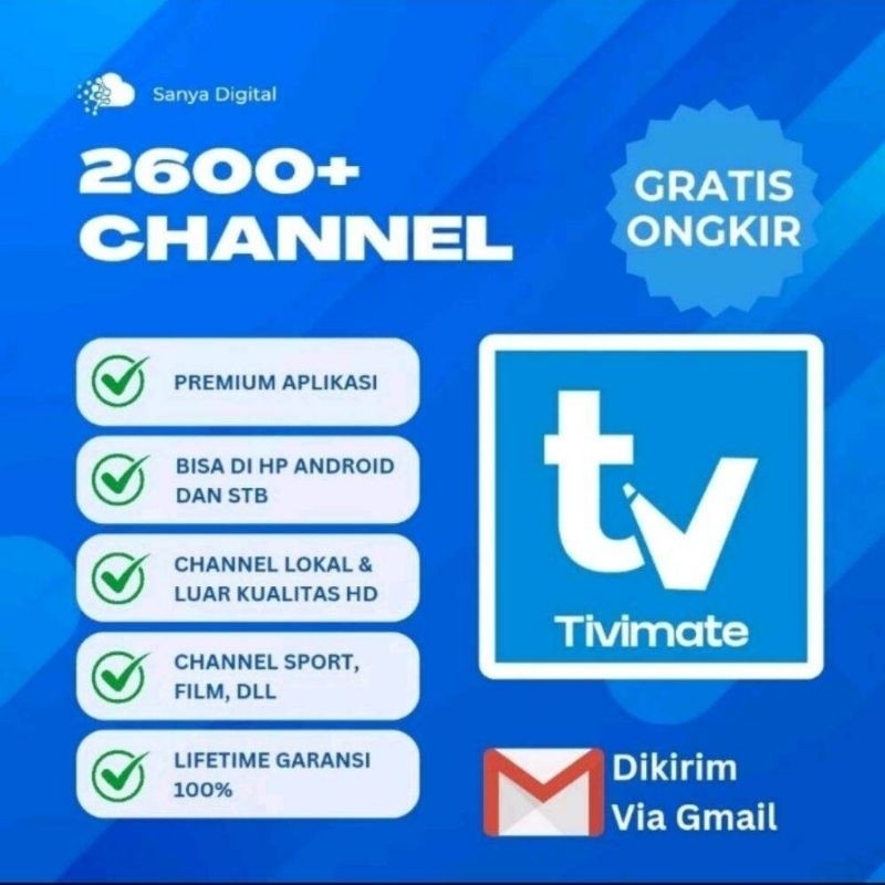 Jual [update] TvMate Premium 2000 an Lebih Channel Lifetime | Shopee ...