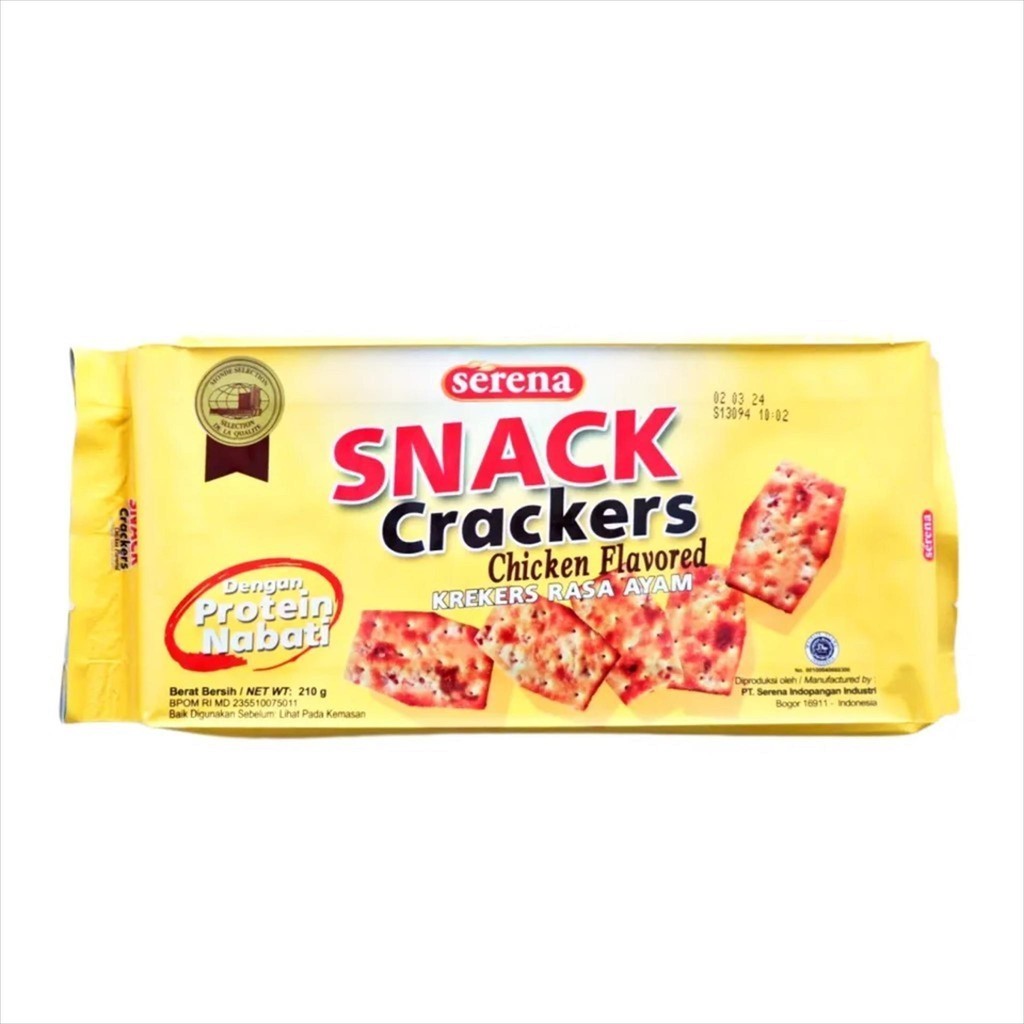 Jual Serena Snack Crackers Ayam Krekers Rasa Ayam Serena [240 gr ...