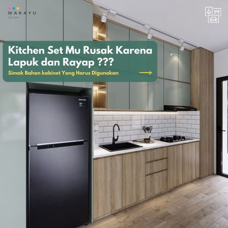 Jual Kitchen Set PVC Minimalis Modern Custom | Shopee Indonesia