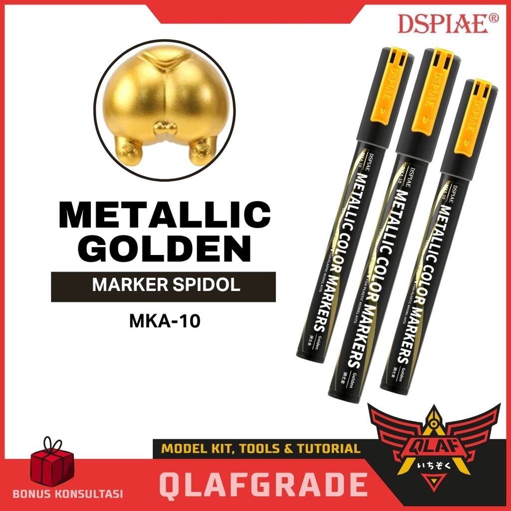 Jual Marker spidol Golden Metallic MKA-10 Emas Super Metalik Dspiae ...