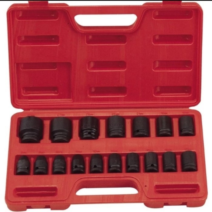 Jual Genius tools impact socket set drive 1/2 ( GS-417 ) | Shopee Indonesia