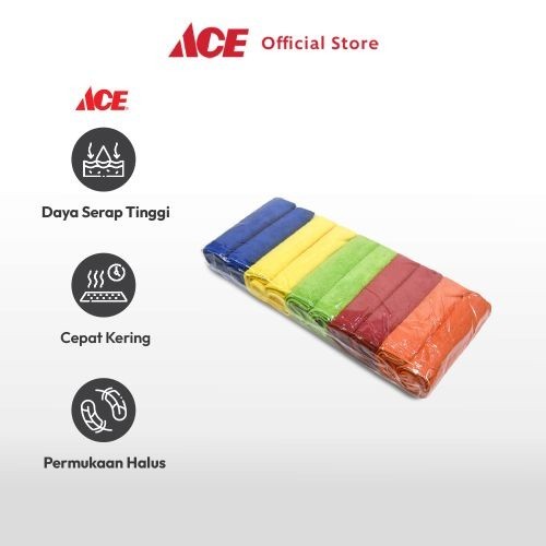 Jual Ace Procelan Set 10 Pcs Kain Lap Microfiber / Proclean Serbet ...