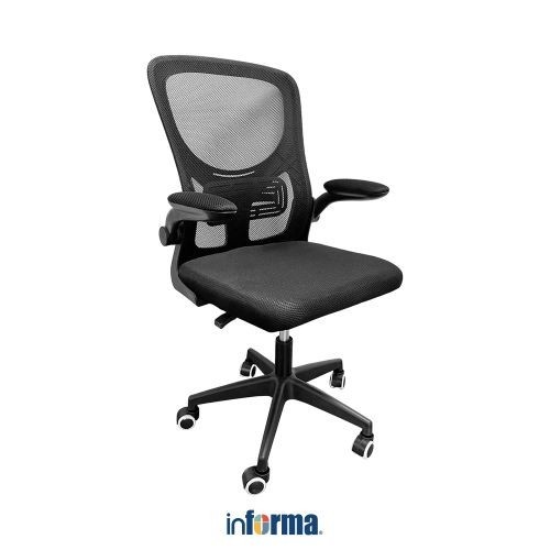 Jual Informa Zidan Kursi Kantor Sandaran Rendah - Hitam Tempat Duduk ...