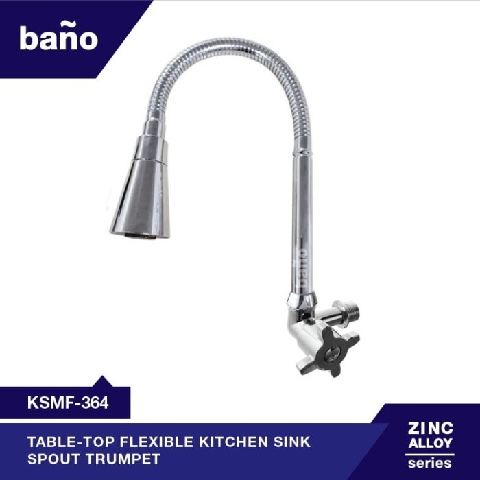 Jual Kran Angsa Flexible Terompet / Kran cuci piring Kran Sink Terompet ...