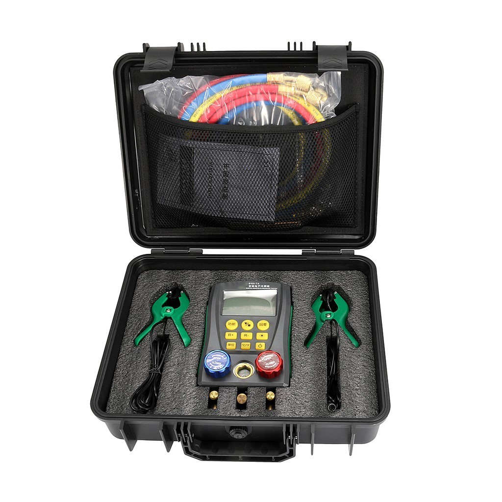 Jual Manifold Pressure Tester DY-517A Refrigeration HVAC Digital Gauge ...