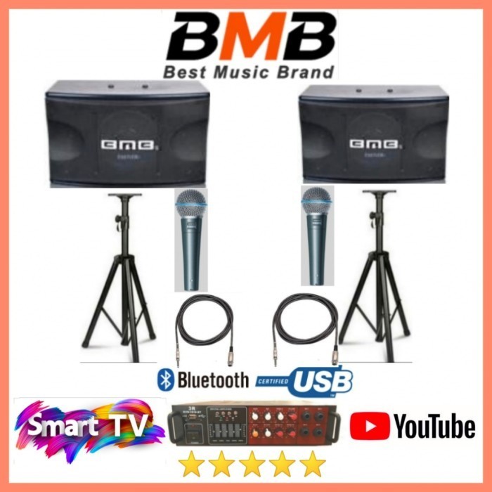 Jual Paket Sound System Speaker BMB 10 Inch CS-450V/Mic 2bh Kabel 10 ...
