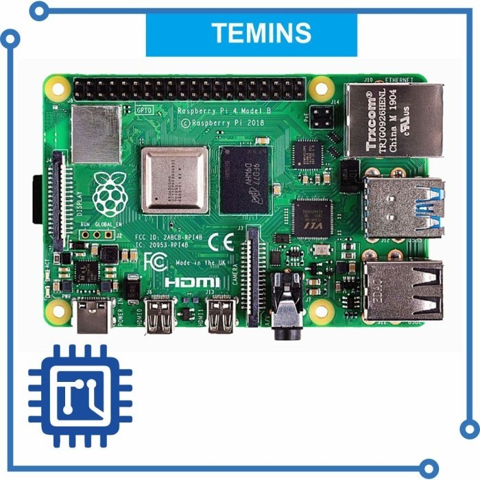 Jual Raspberry Pi 4 Model B RAM 1GB 2GB 4GB 8GB - 1GB | Shopee Indonesia