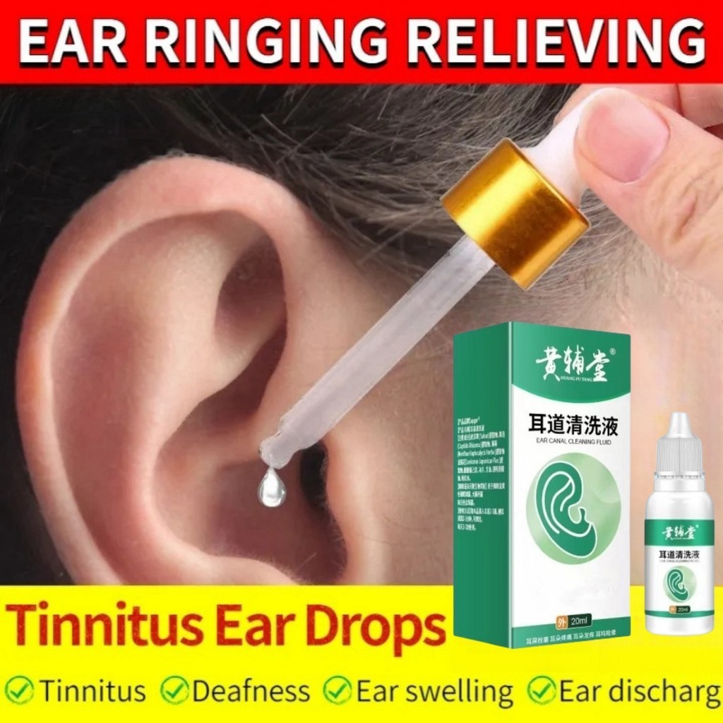 Jual HUANGFUTANG Obat tetes telinga cairan Pembersih Kotoran Obat Tetes ...