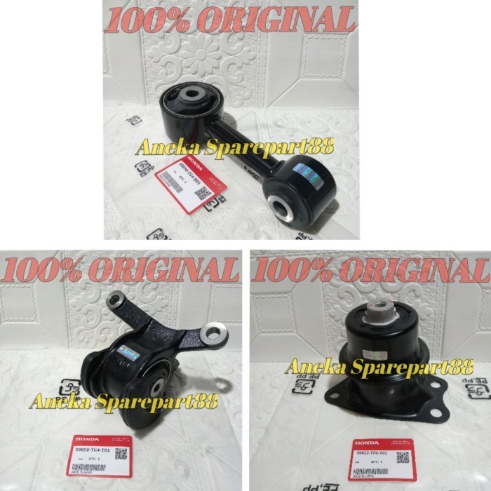 Jual engine mounting set brio mobilio brv manual harga 1set original ...