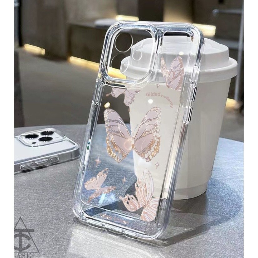 Jual Kupu-kupu berkilau transparan soft case hp Iphone 16 PRO MaX 16 ...