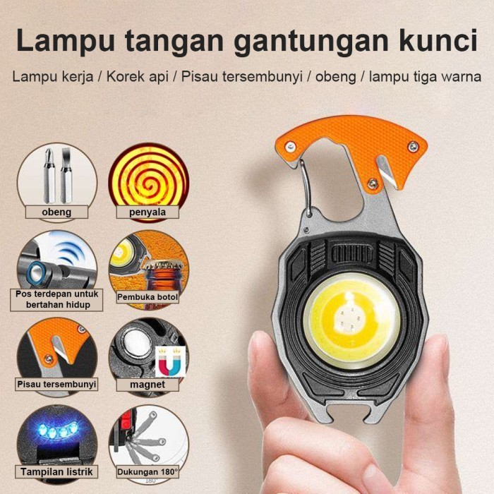 Jual EDC Senter Emergency korek Elektrik Peluit Obeng SOS Pemotong Tali ...