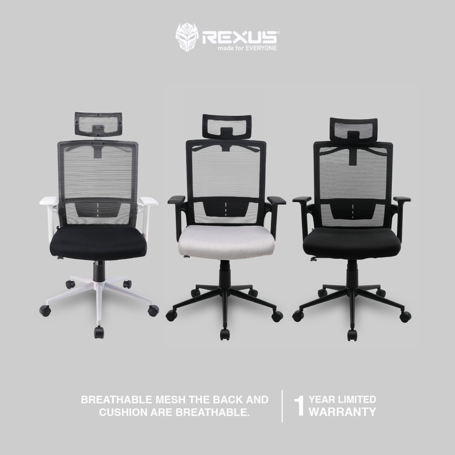 Jual Rexus Gaming Chair Office Ergonomic NC1 / NC-1 / NC 1 Kursi Gaming ...