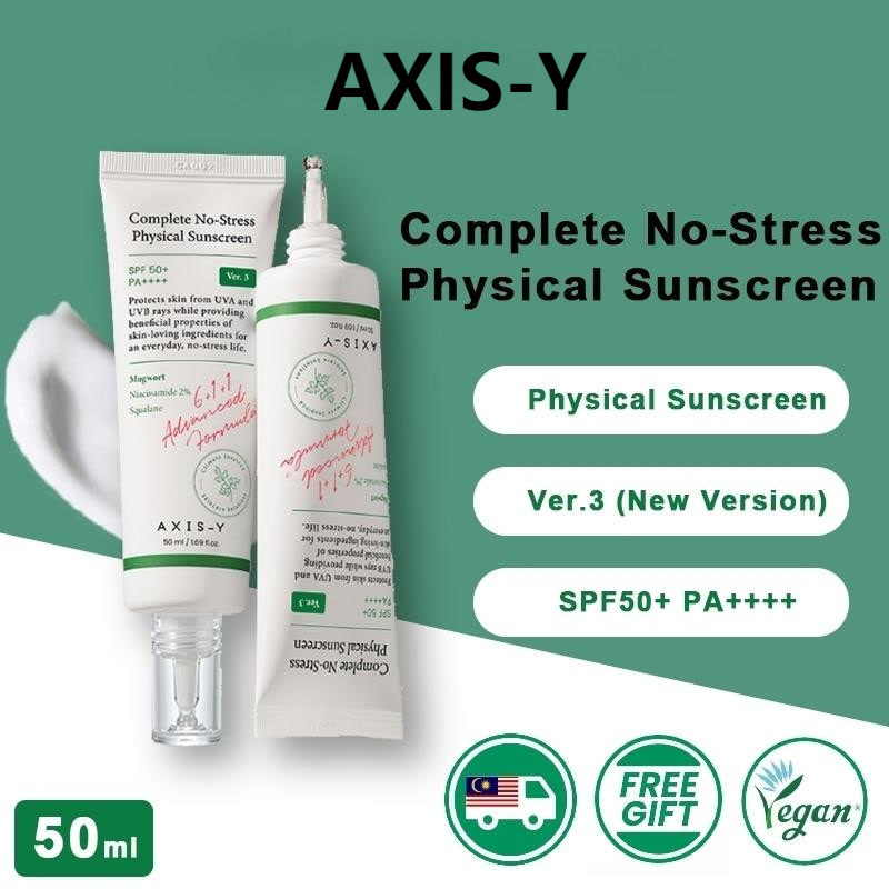 Jual AXIS-Y Sunscreen/AXIS-Y Complete No-Stress Physical Sunscreen SPF ...