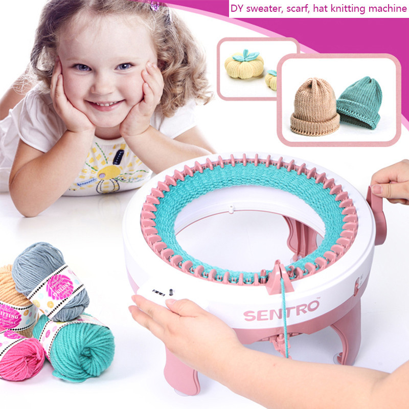 Jual Sentro 48 Needles Smart Weaving Loom Knitting Machine Kit,With Row ...