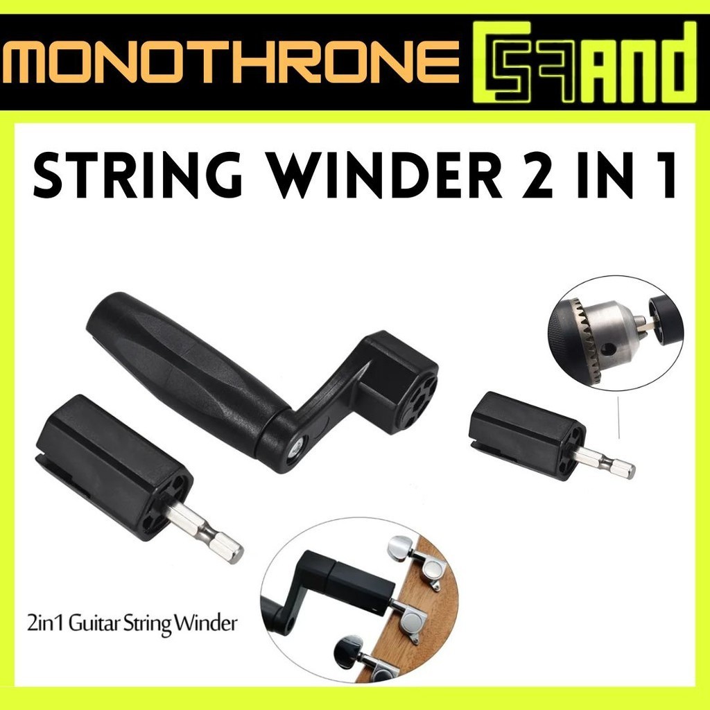 Jual String winder bor listrik gitar peg winder peg puller luthier tool ...