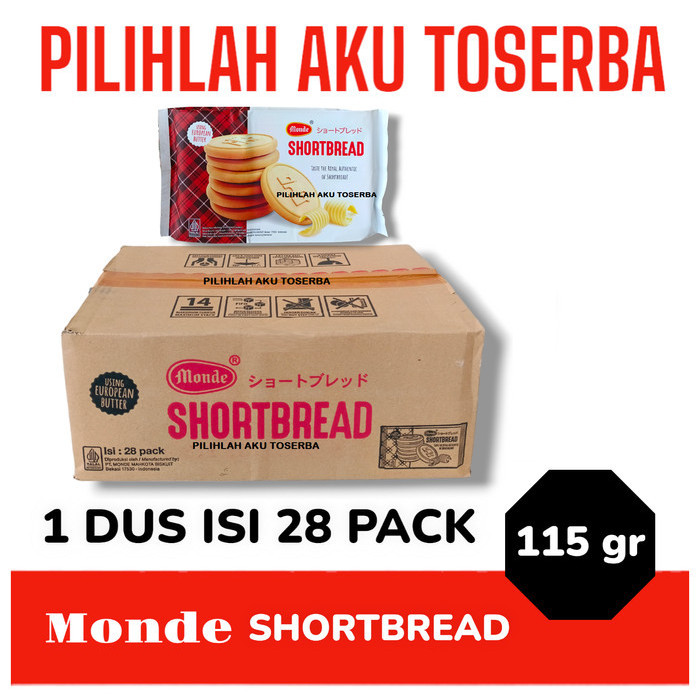 Jual Biskuit Monde SHORTBREAD 115 gr - ( HARGA 1 DUS ) | Shopee Indonesia