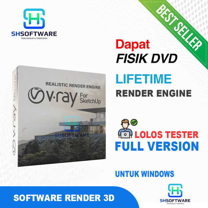 Jual Software Render Vray 3D Arsitek Full Version | Shopee Indonesia