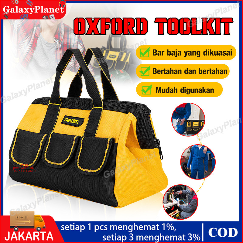 Jual Tool Bag / Tas Perkakas 13 inchi Bahan Oxford Tebal Tas Alat ...