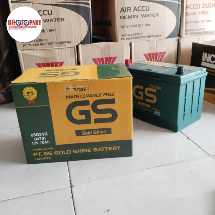 Jual Aki Mobil GS Kering Colt L300, Kuda Diesel, L200 GS N70 MF 70Ah ...