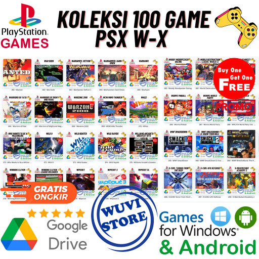 Jual Game PC KOLEKSI 1000 GAME PSX A-B-W-X-Z Emulator PS1 | Bisa Main ...