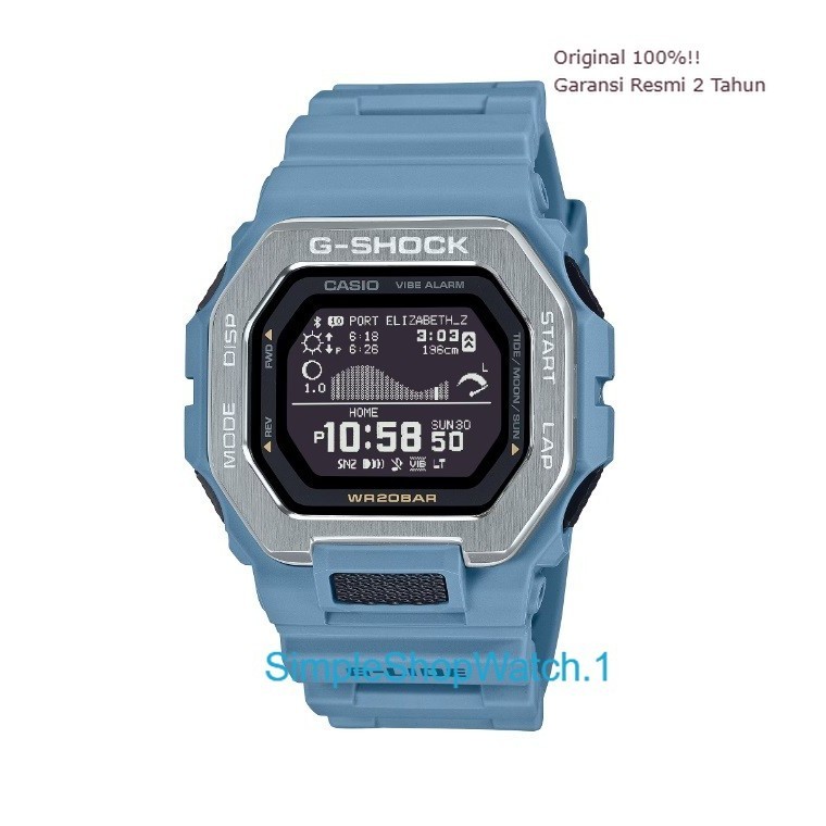Jual Original 100%!! Casio G-SHOCK GBX-100-2ADR Jam Tangan Pria Digital GBX100 GSHOCK GBX-100-2A ...