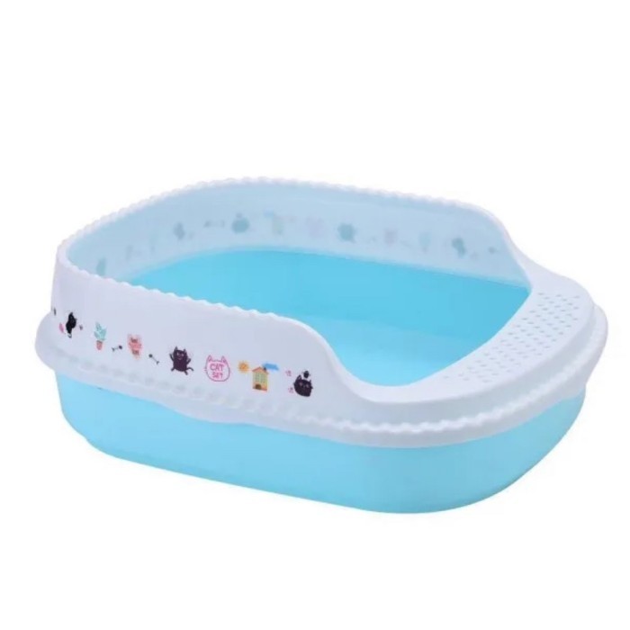 Jual Cat Litter Blue Box Kucing Bak Pasir Kucing Toilet Kucing Pet ...
