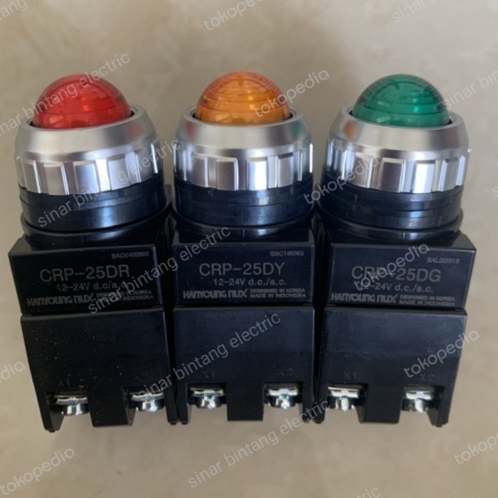 Jual PILOT LAMP CRP-25 HANYOUNG 12 - 24Vac / Vdc - Merah | Shopee Indonesia
