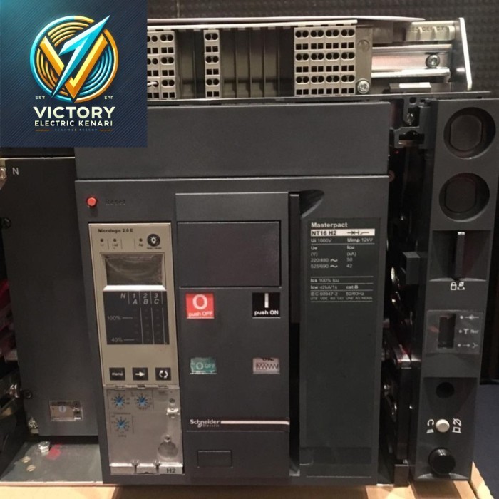 Jual ACB NT08H2 3P 800A KOMPLIT MOTORIZED ORIGINAL SCHNEIDER Air ...