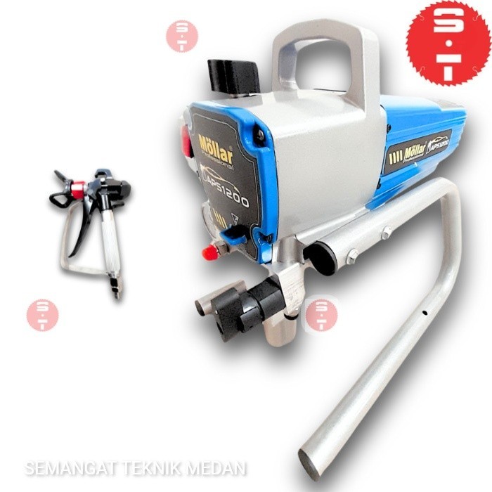 Jual MLR-APS1200 MESIN AIRLESS PAINT SPRAYER ELECTRIC SPRAY GUN CAT ...