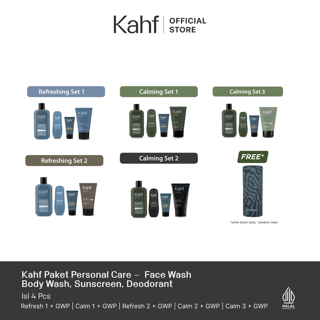 Jual [SPECIAL EDITION : KAHF FRESH MONDAY] Kahf Personal Care isi 4 ...