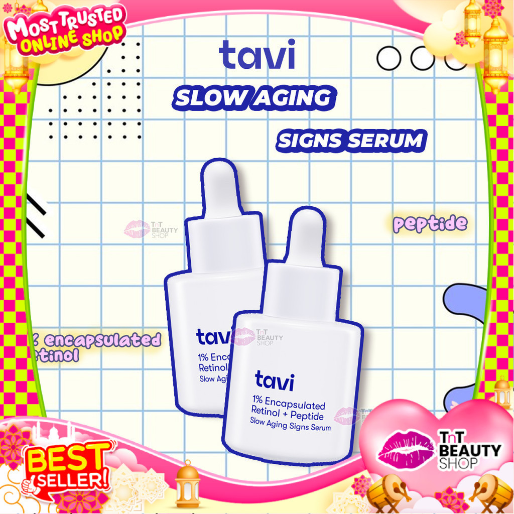 Jual TAVI 1% Encapsulated Retinol + Peptide Slow Aging Signs Serum 30 ...