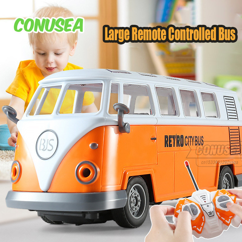 Jual 1/30 Remote Control Bus School Bus Ambulance Tuck Tour Car Model ...