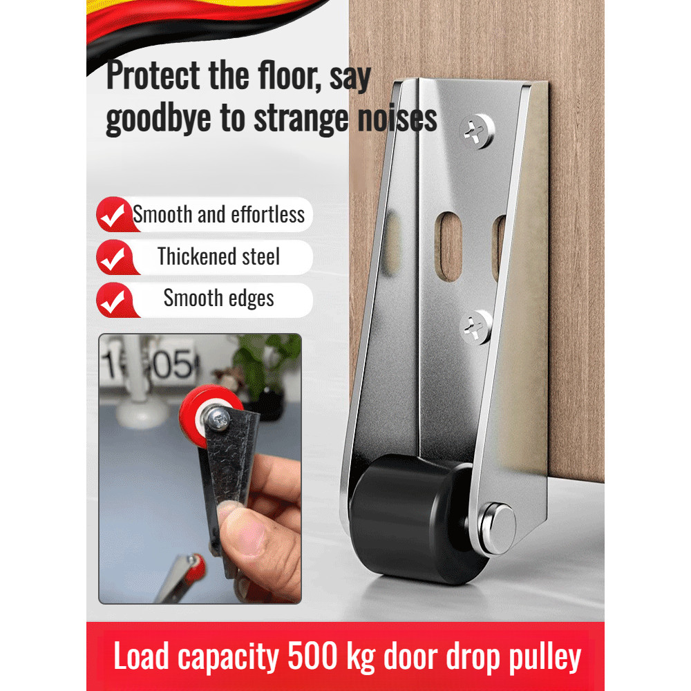 Jual Old wooden door door drooping sliding door bottom wheel anti-slip ...