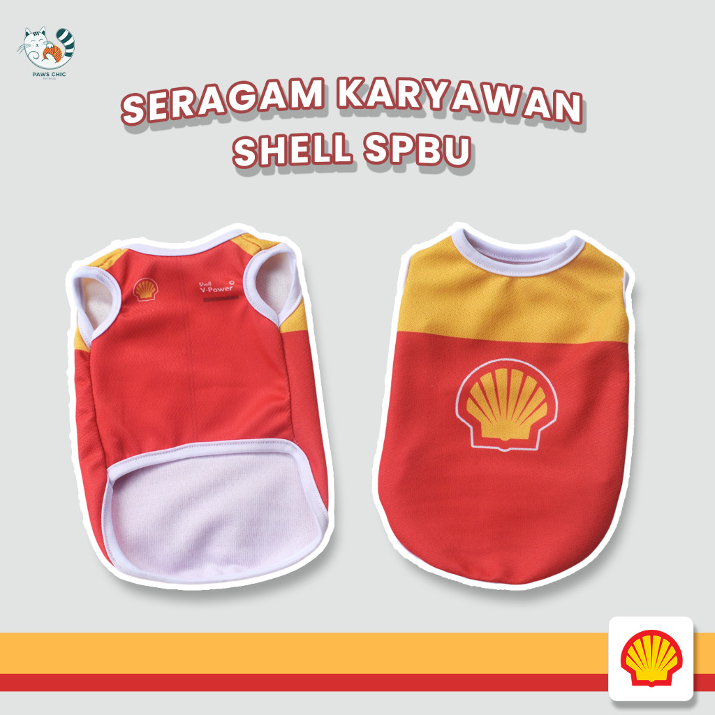 Jual Baju Kucing Lucu Murah Seragam Karyawan Shell Hewan Peliharaan ...