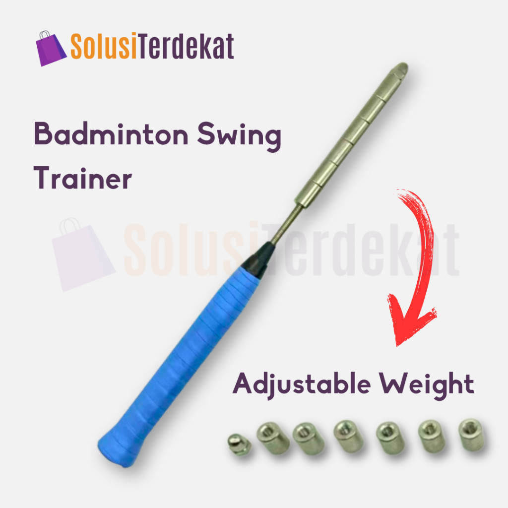 Jual Alat Latihan Badminton Racket Swing Trainer Adjustable Weight ...