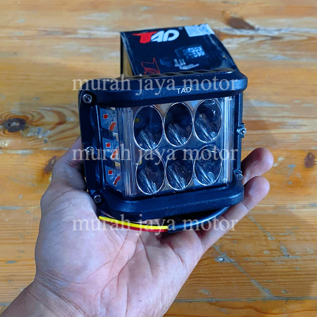 Jual Lampu Tembak 24 Volt LED Sorot CWL 6 Mata Truk Bus Canter Fuso BESAR Senja Besi MERK TAD ...