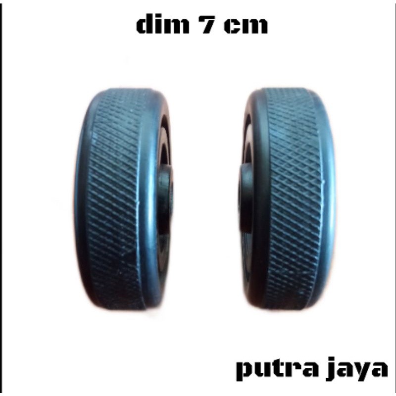 Jual RODA STANDAR PADDOCK RODA BANTU MOTOR AKI lubang as 10mm dim 7cm ...