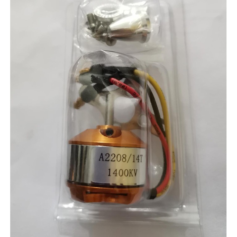 Jual Motor Brushless Brushles A2208 2208 1400KV RC airplane pesawat ...
