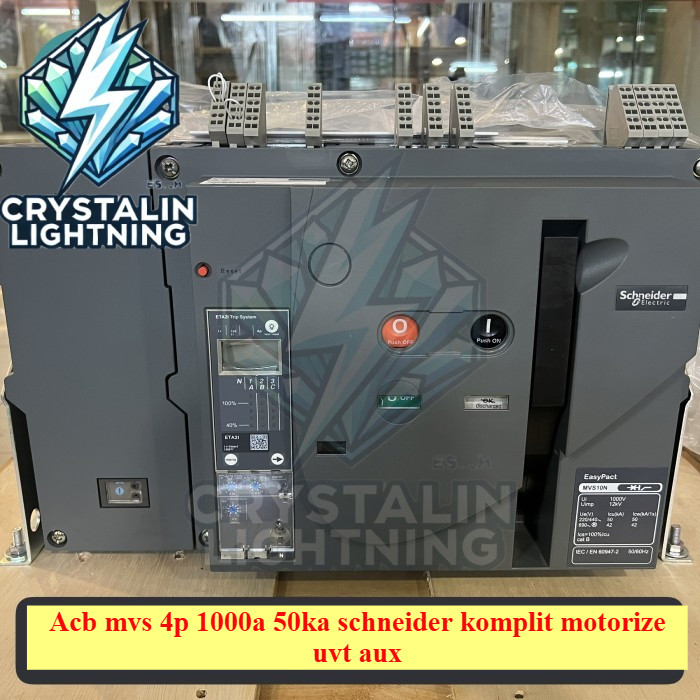 Jual Acb mvs 4p 1000a 50ka schneider komplit motorize uvt aux Air ...