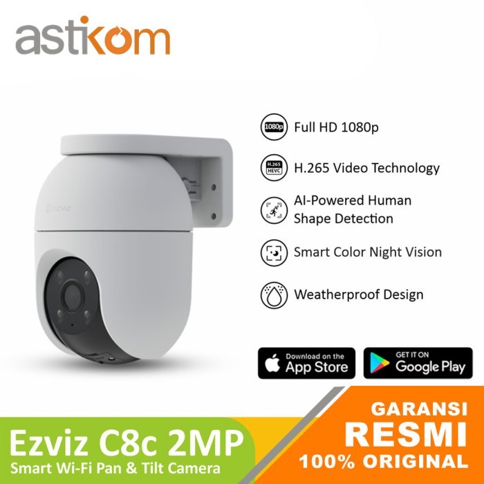 Jual CCTV Ezviz Smart Home Camera C8c 2MP 1080P 4mm Outdoor | Shopee ...
