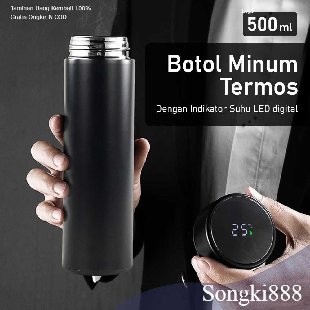Jual Sumory Botol Minum Termos LED Digital Temperature 500ml - CHEN ...