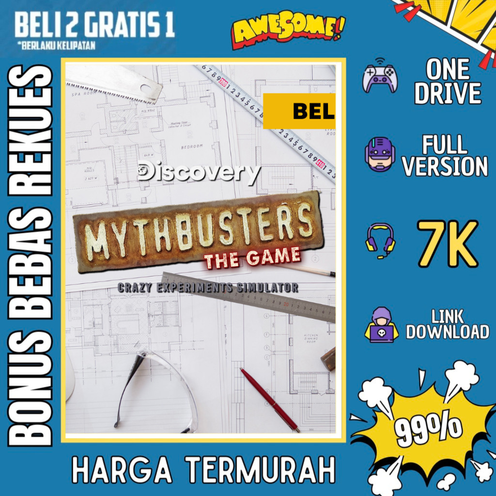 Jual MYTHBUSTERS THE GAME CRAZY EXPERIMENTS SIMULATOR - GAME PC - GAME ...