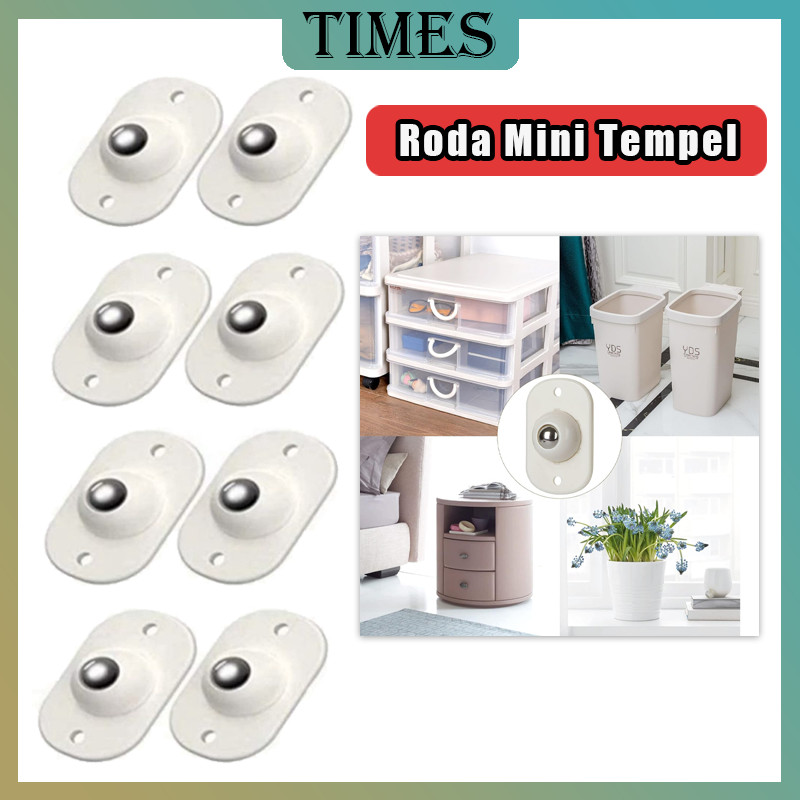 Jual Roda Tempel Mini Serbaguna/Roda Mini Tempel Universal/Roda Kastor ...