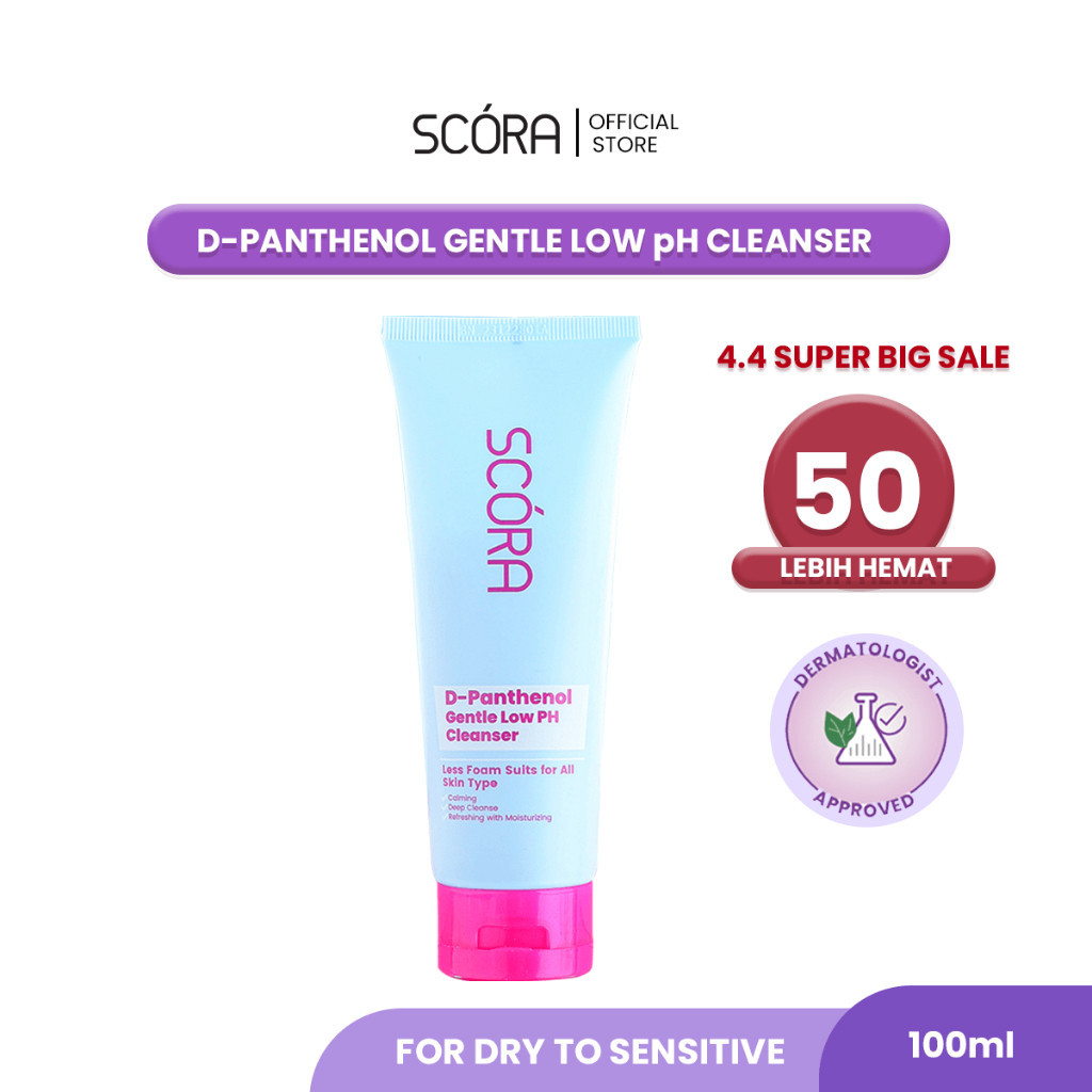 Jual SCORA Face wash panthenol | SCORA D-Panthenol Gentle Low pH ...