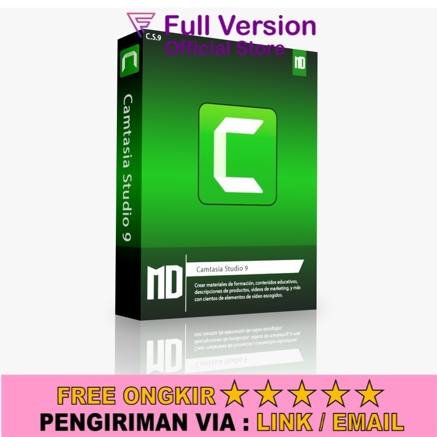 Jual Software Camtasia 9 Full Version Aplikasi Edit Video Dan Screen Recording Pro | Shopee ...
