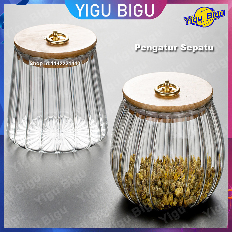 Jual Dapur Aneka Toples Penyegel Makanan Kaca Borosilikat Tinggi Dengan ...