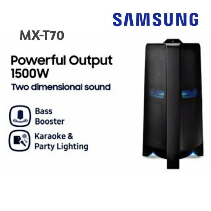 Jual Samsung MX-T70 Sound Tower Party Speaker 1500W Bluetooth Karaoke ...
